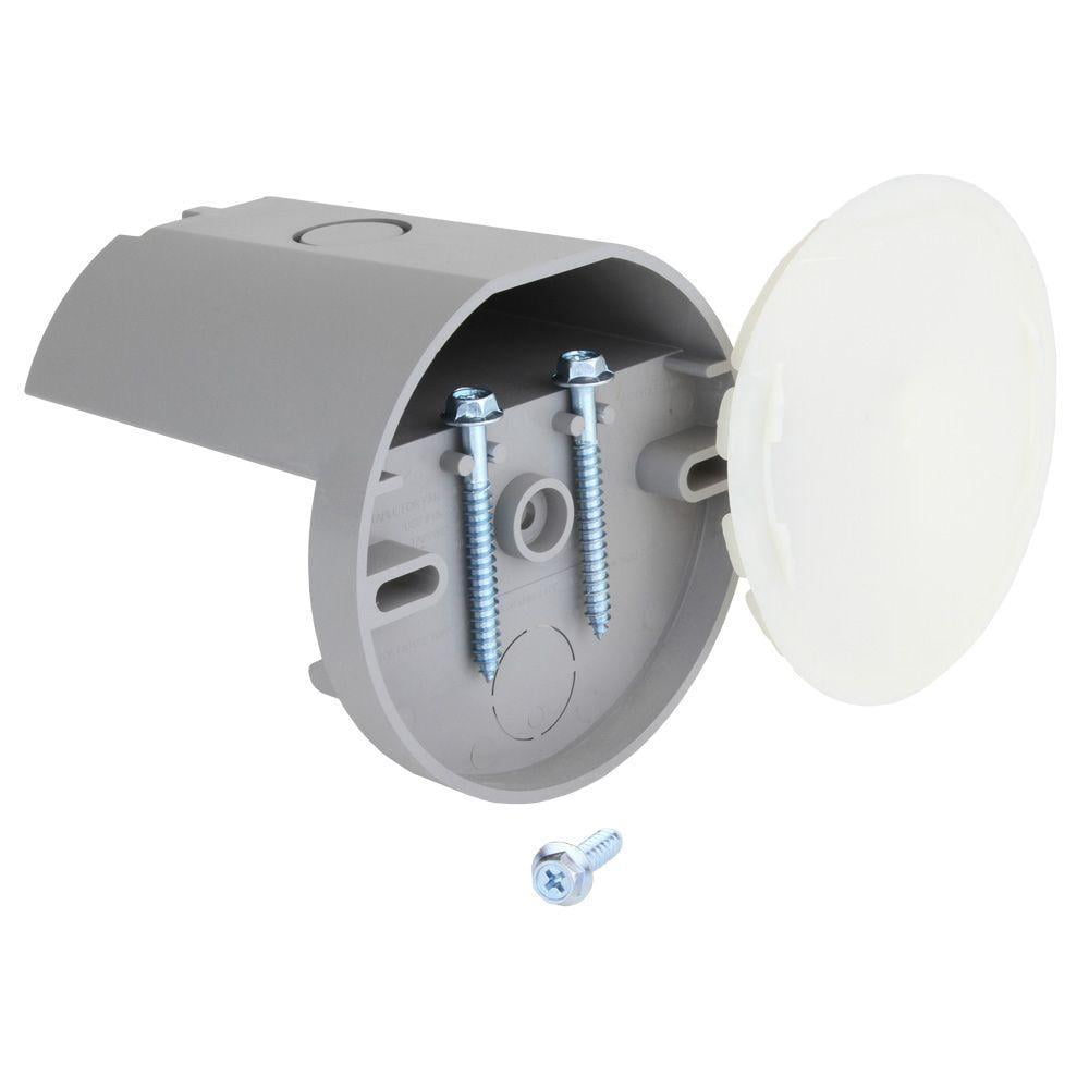 Commercial Electric CPB13NM-SM Plastic NM Fan Box with Plastic Cover 12 ...