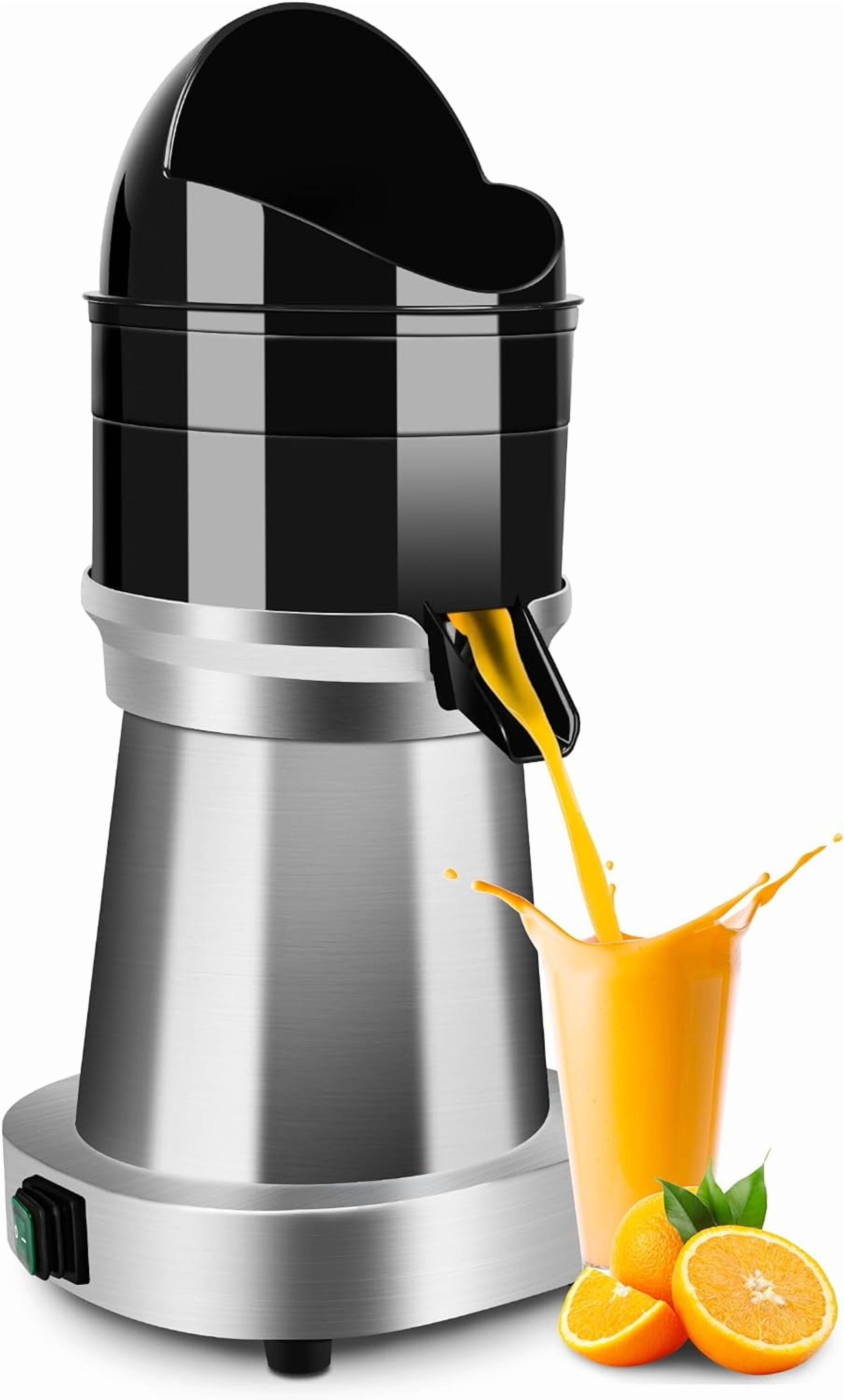 Commercial Electric Citrus Juicer Machine 120V 1400 RPM with 3 Reamers ...