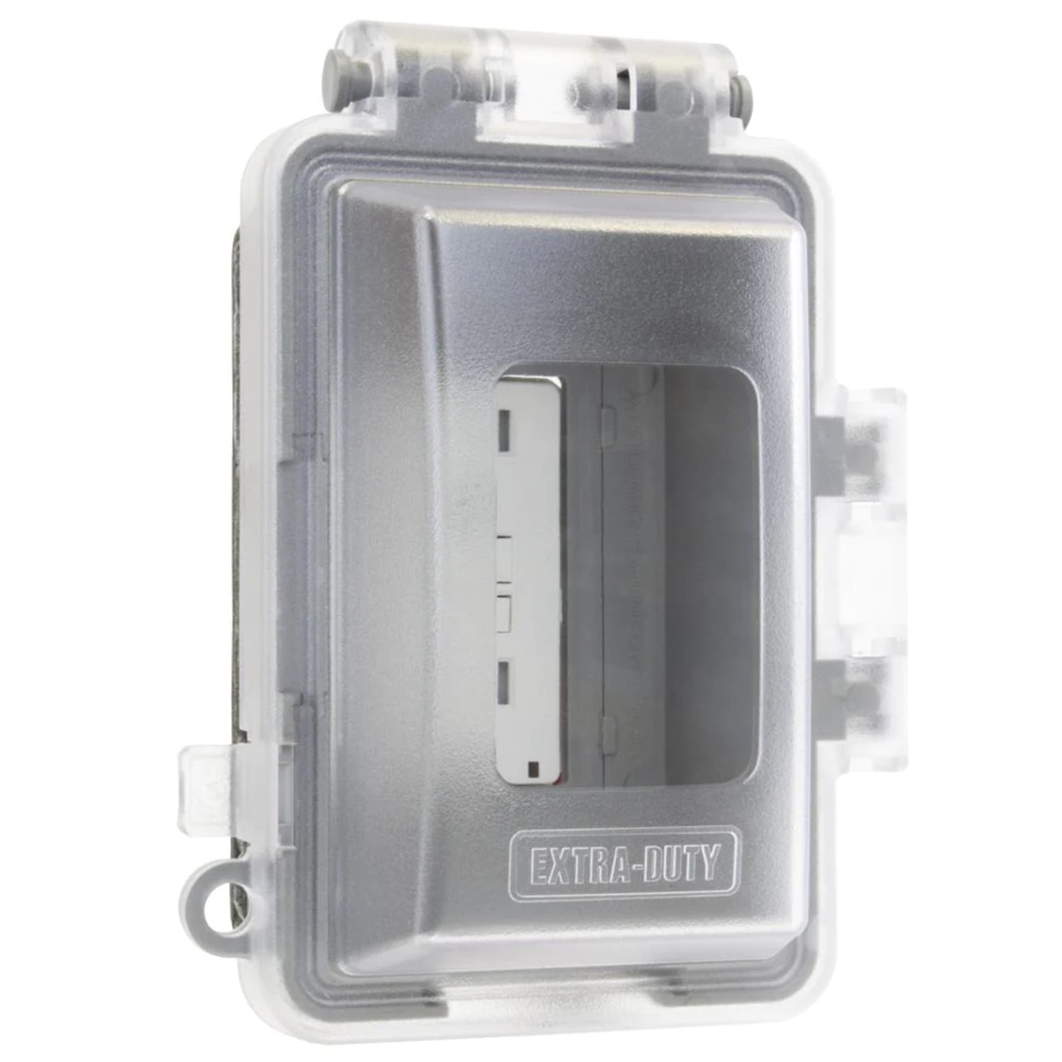 Commercial Electric Clear 1-Gang Extra-Duty Non-Metallic While-in-Use ...