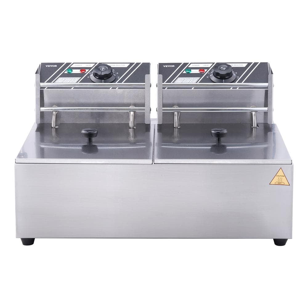 Commercial Electric Deep Fryer 18.2 qt. Electric Countertop Fryer 3000 ...
