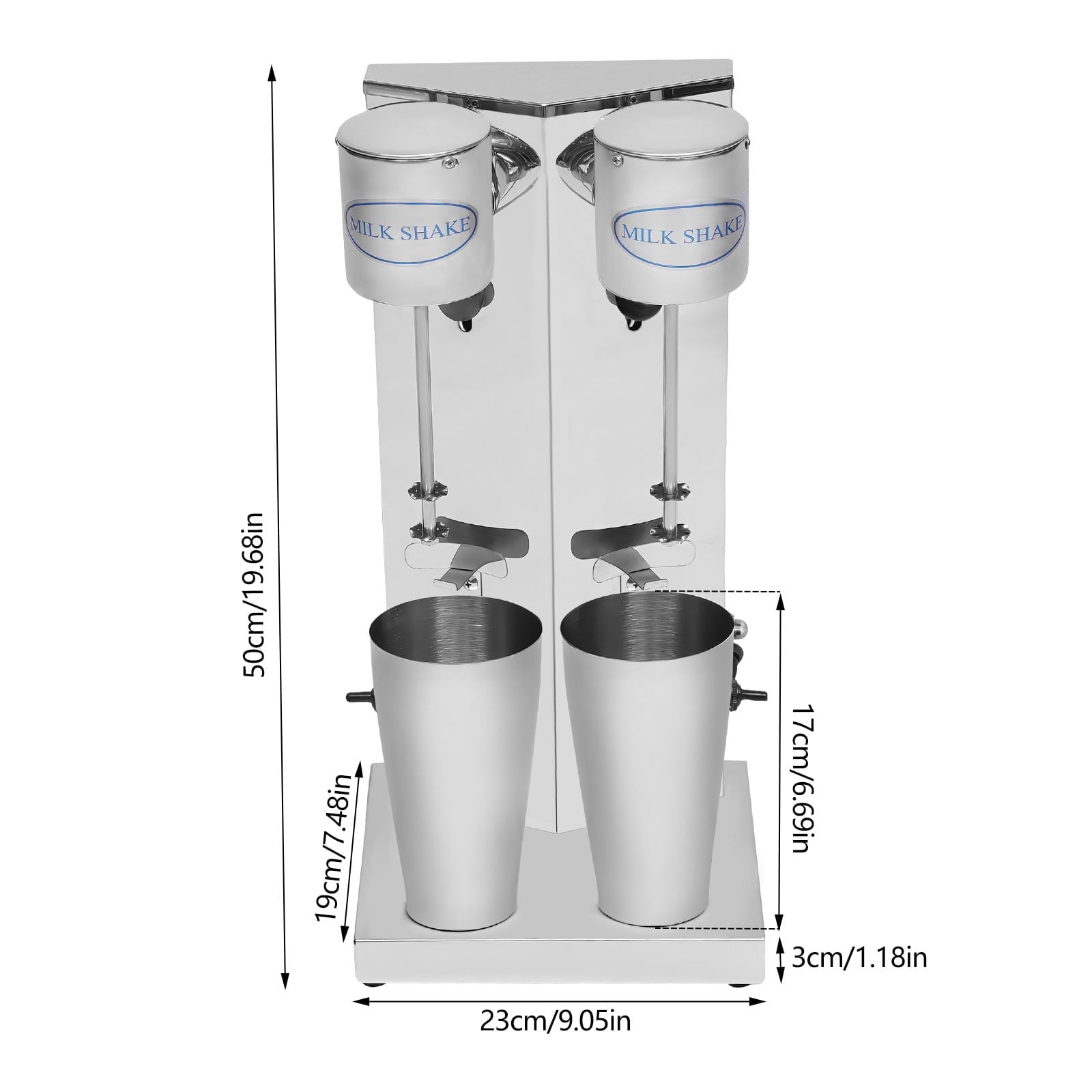 Commercial Electric Double Head Milkshake Maker Shake Machine - Walmart.com
