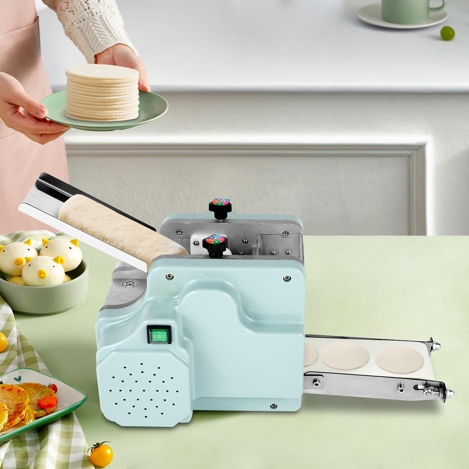 Commercial Electric Dumpling Skin Maker,140W Restaurant Wonton Dough ...
