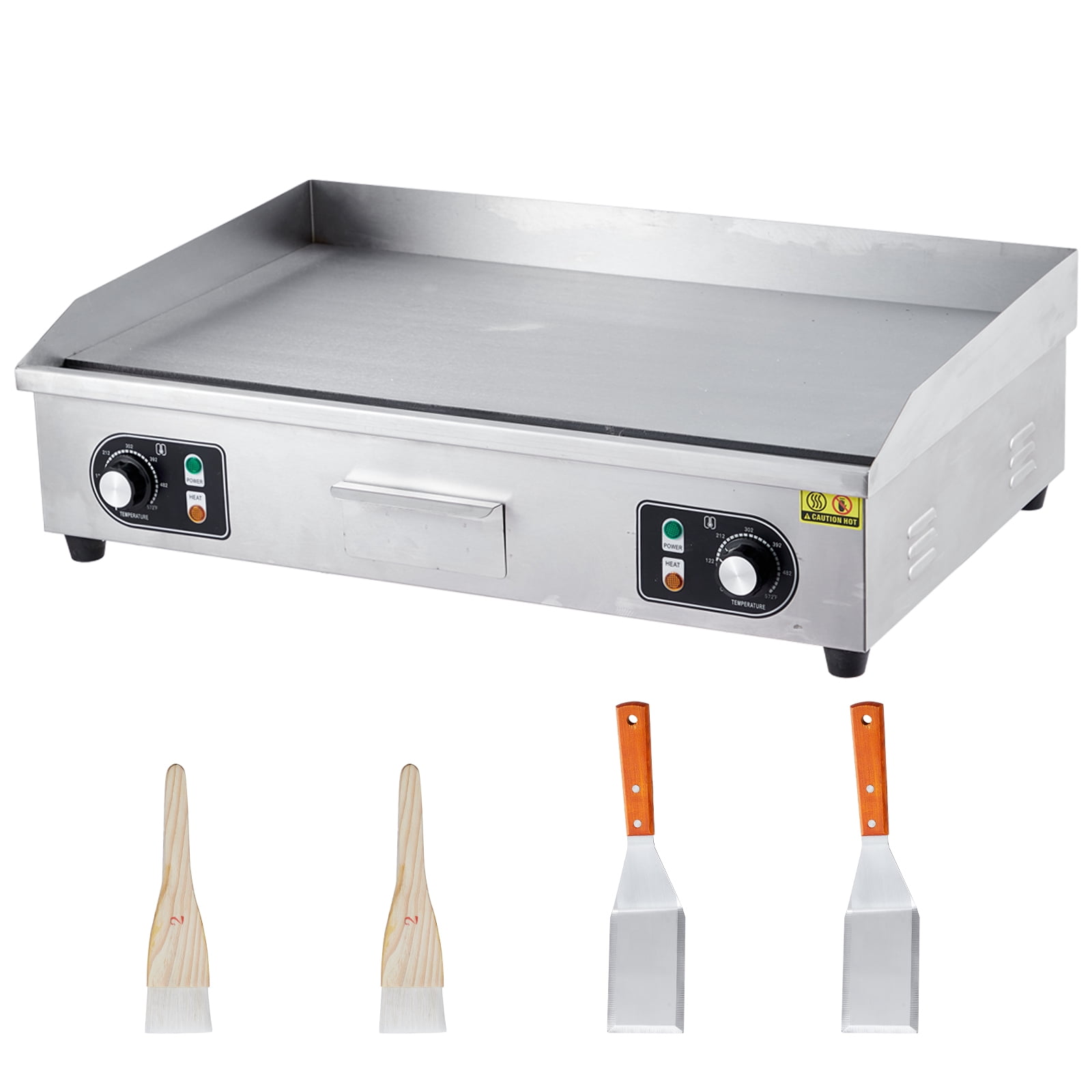 Commercial Electric Griddle, 30" Teppanyaki Grill, 3000W Electric Flat ...