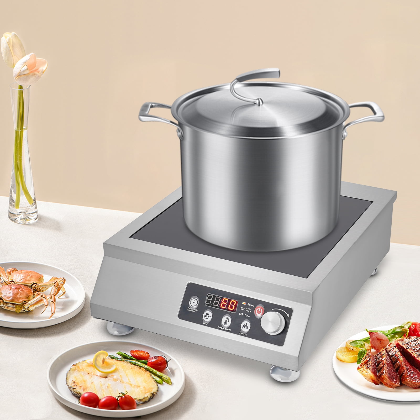 Commercial Electric Induction Cooktop, Induction Cooktop, Induction ...