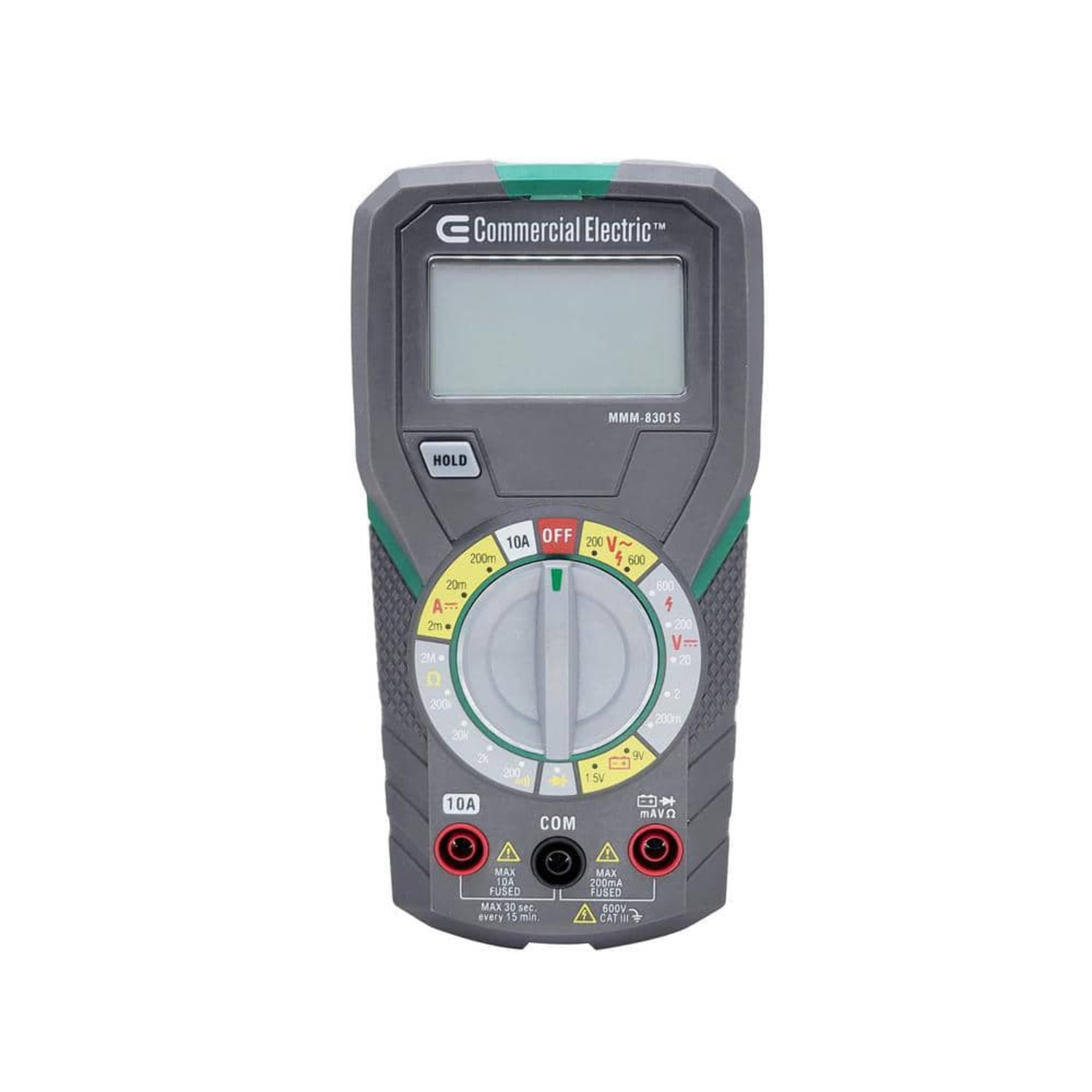 Commercial Electric Manual-Ranging Digital Multi-Meter - Walmart.com