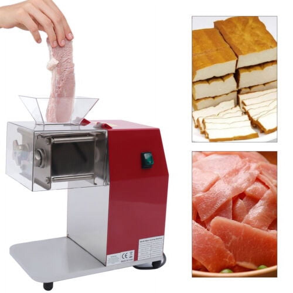 Commercial Electric Meat Cutting Machine Shredding Cutter Slicer w/ 3 ...