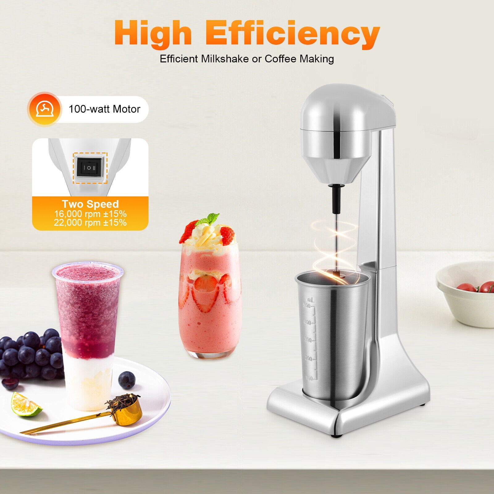 Commercial Electric Milk Shaker Maker Drink Mixer Smoothie Milk Shake ...