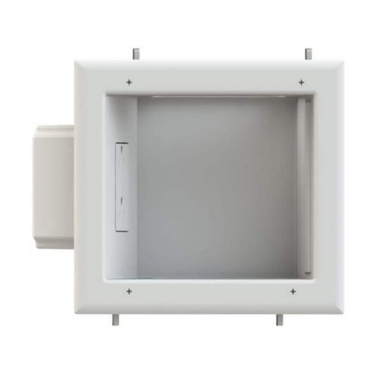Recessed Power Box For Behind Tv