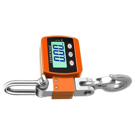 Commercial Electronic Scale 500kg Capacity Waterproof LCD Display Hook ...