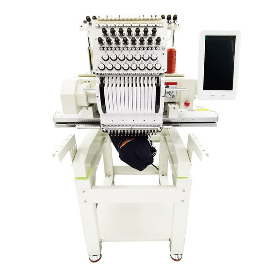 Commercial Embroidery Machine with 15 Needles Single Head Automatic ...