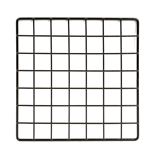 Commercial Epoxy Coated Grid Cubbies, 10" Length x 10" Width, Black ...