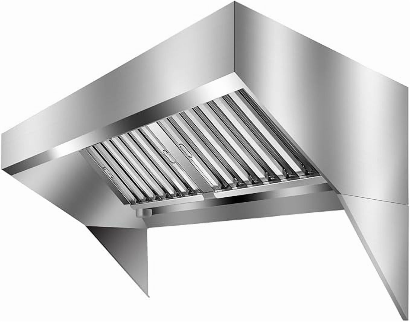 Commercial Exhaust Hood, 6FT Food Truck Hood Exhaust, 201 Stainless ...