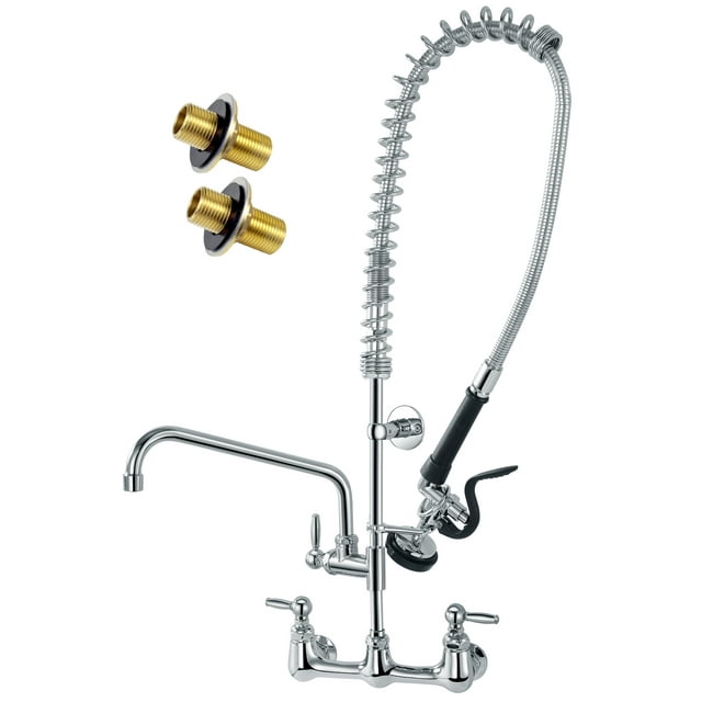 Free Shipping! \AGAPE Commercial Kitchen Faucet with Sprayer, 12 ...