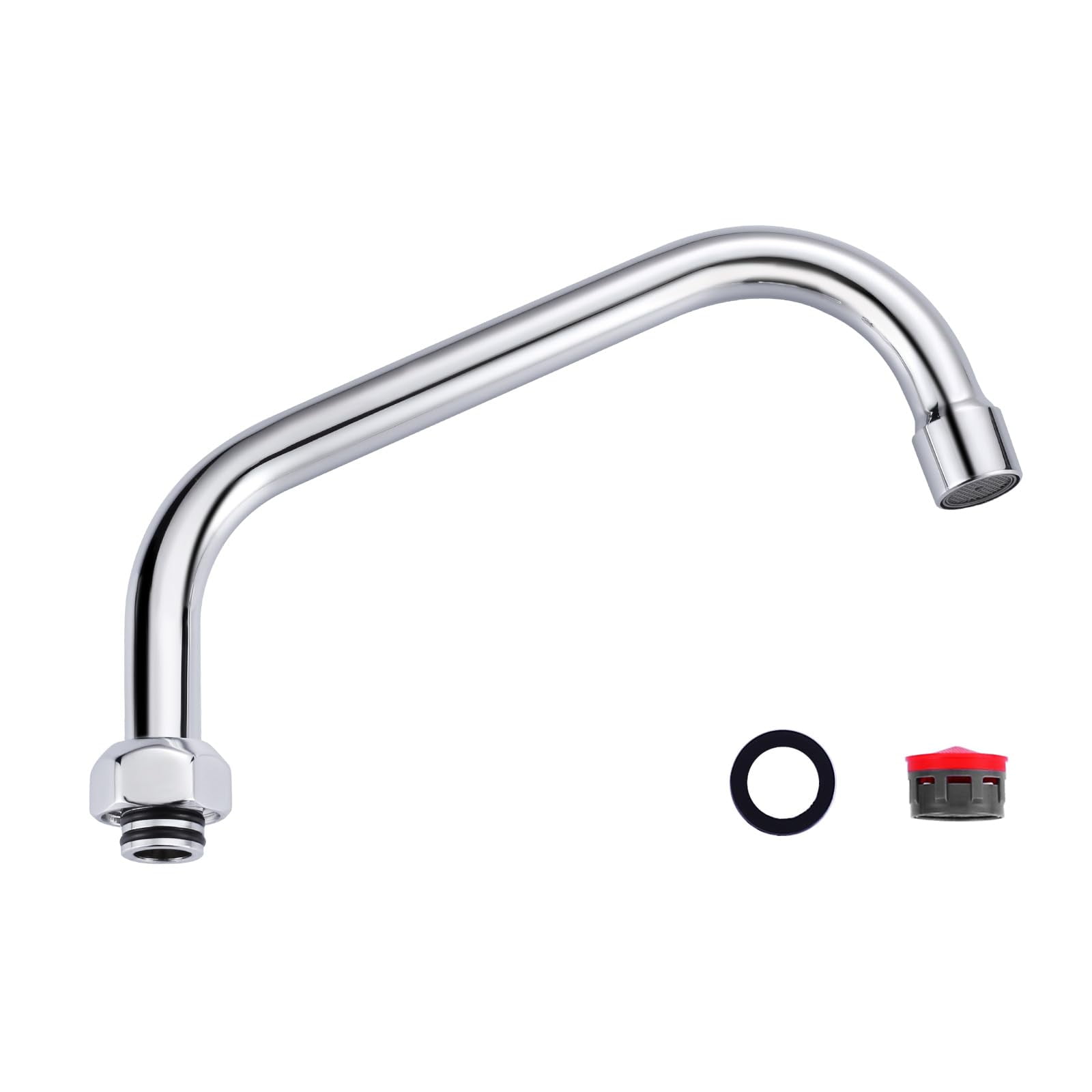 Commercial Faucet Swivel Spout Replacement: 8“ Add-On Swing Nozzle ...