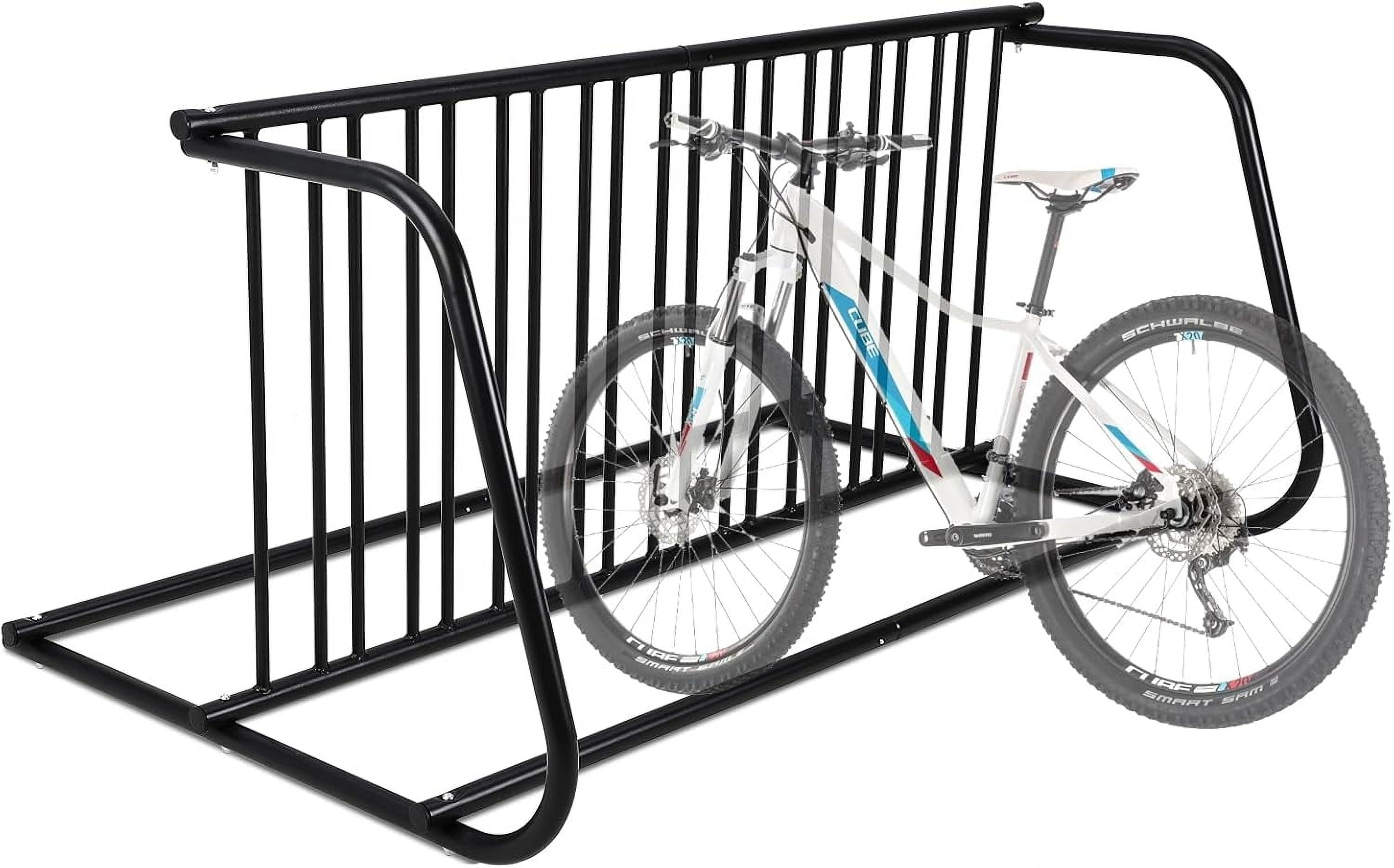 Commercial Floor Bike Rack Stand, Grid Bike Rack Ground, 10-Bike ...