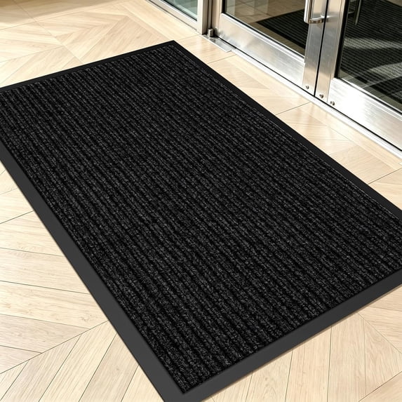 Commercial Floor Mat Non-Slip Waterproof, 35"x24" Front Door Mat for ...