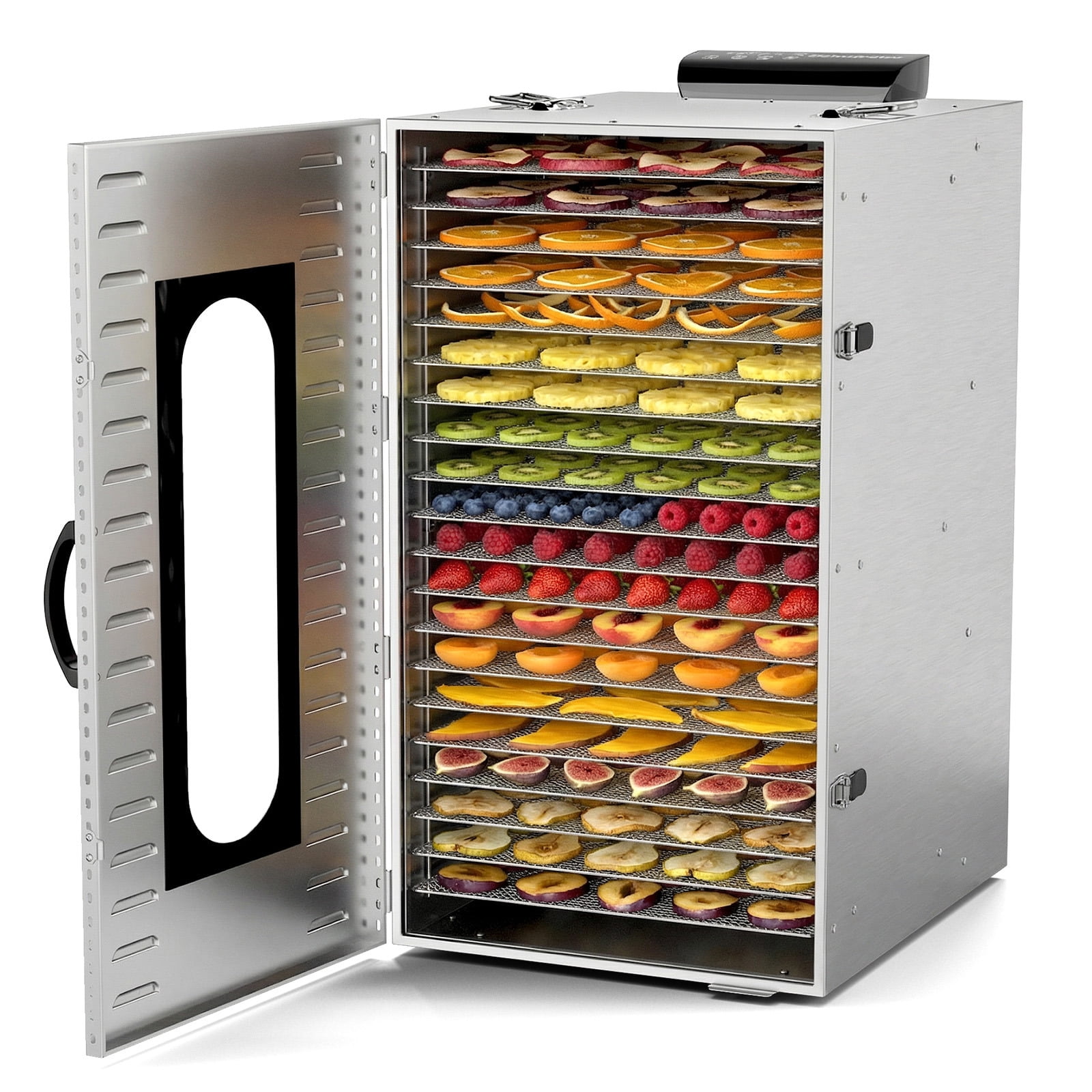 Commercial Food Dehydrator Machine, 1500W Jerky Dehydrators with 20 ...