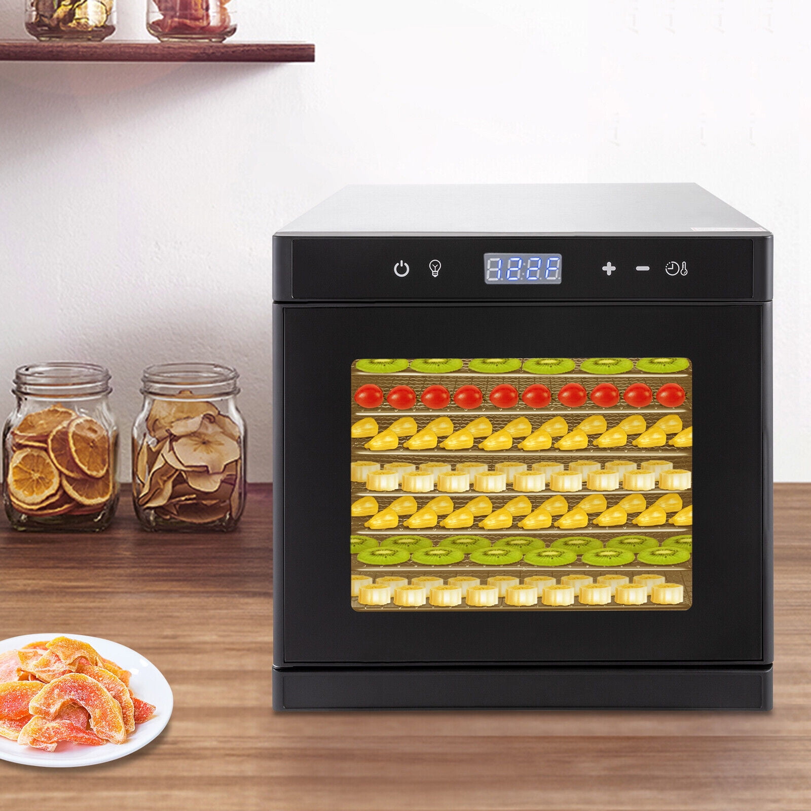 Commercial Food Dehydrator with Adjustable Timer and Temperature ...