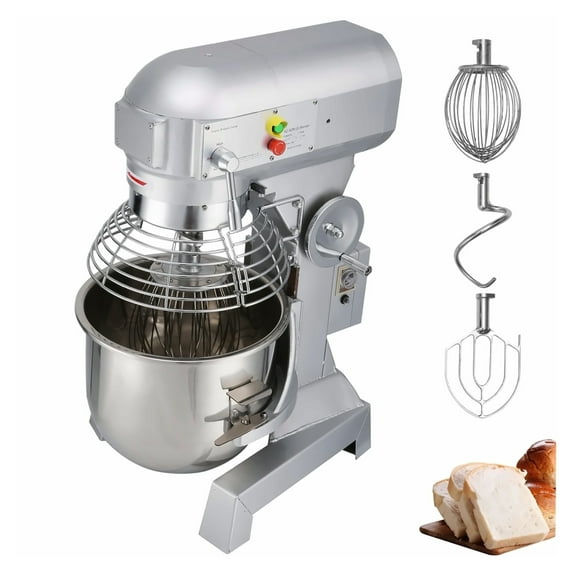 Commercial Food Mixer 15Qt 600W 3 Speed Adjustable Mixer for Bakery ...
