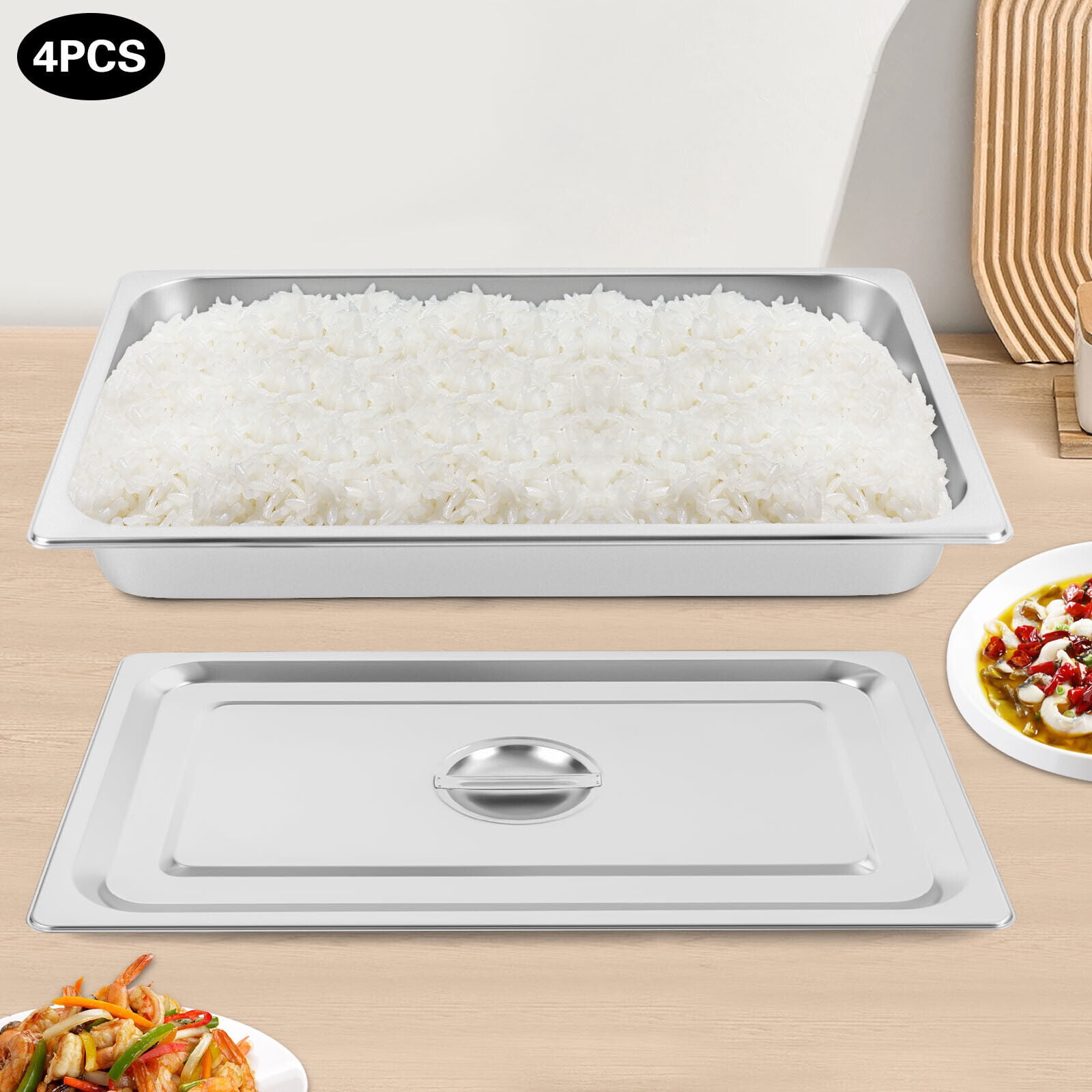 Commercial Food Pan for Hotel Canteen Restaurant Office Cafeteria Party ...