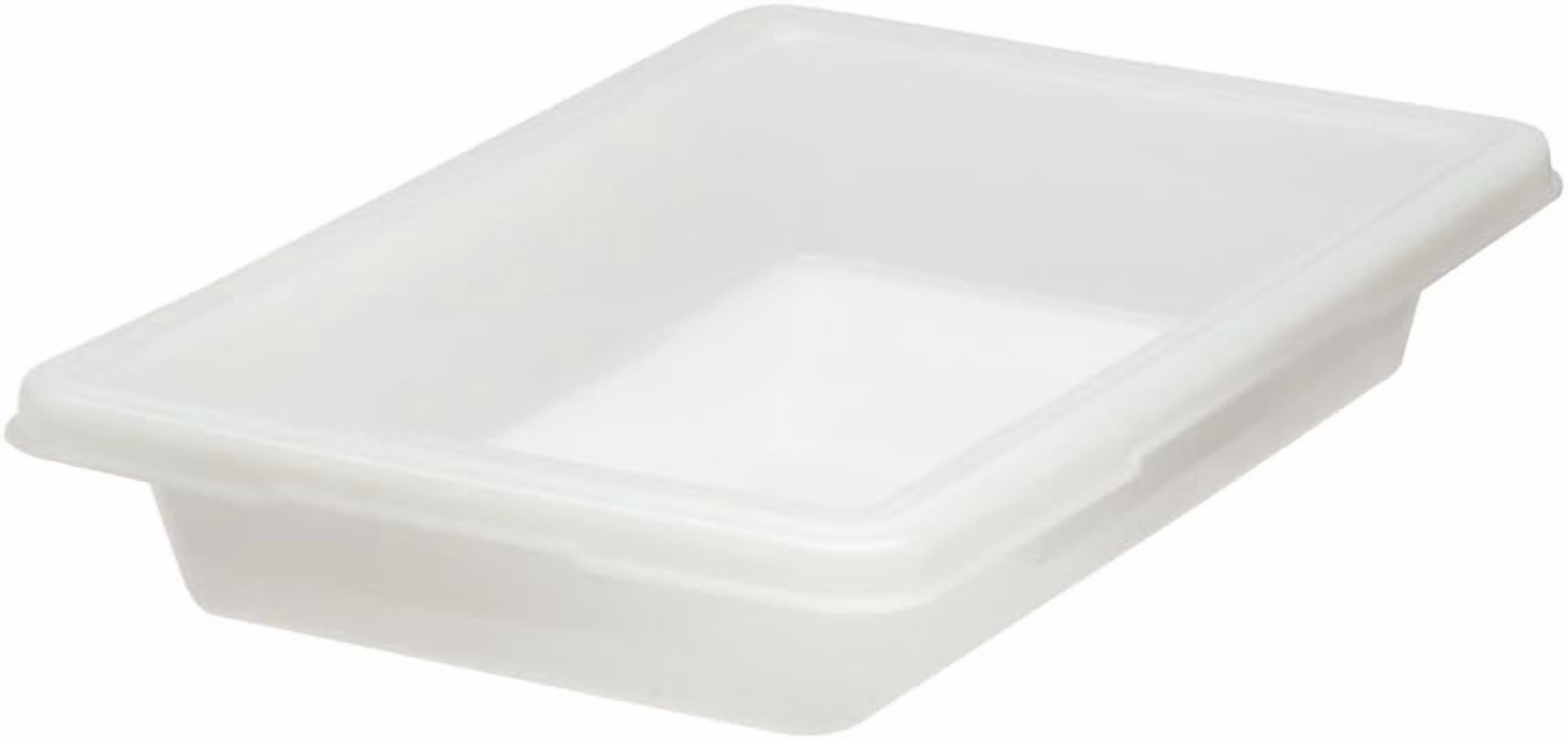 Commercial Food Storage Container, 2 Gallon Capacity, White, Durable ...