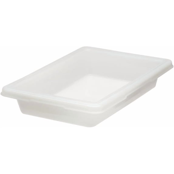 Commercial Food Storage Container, 2 Gallon Capacity, White, Durable ...