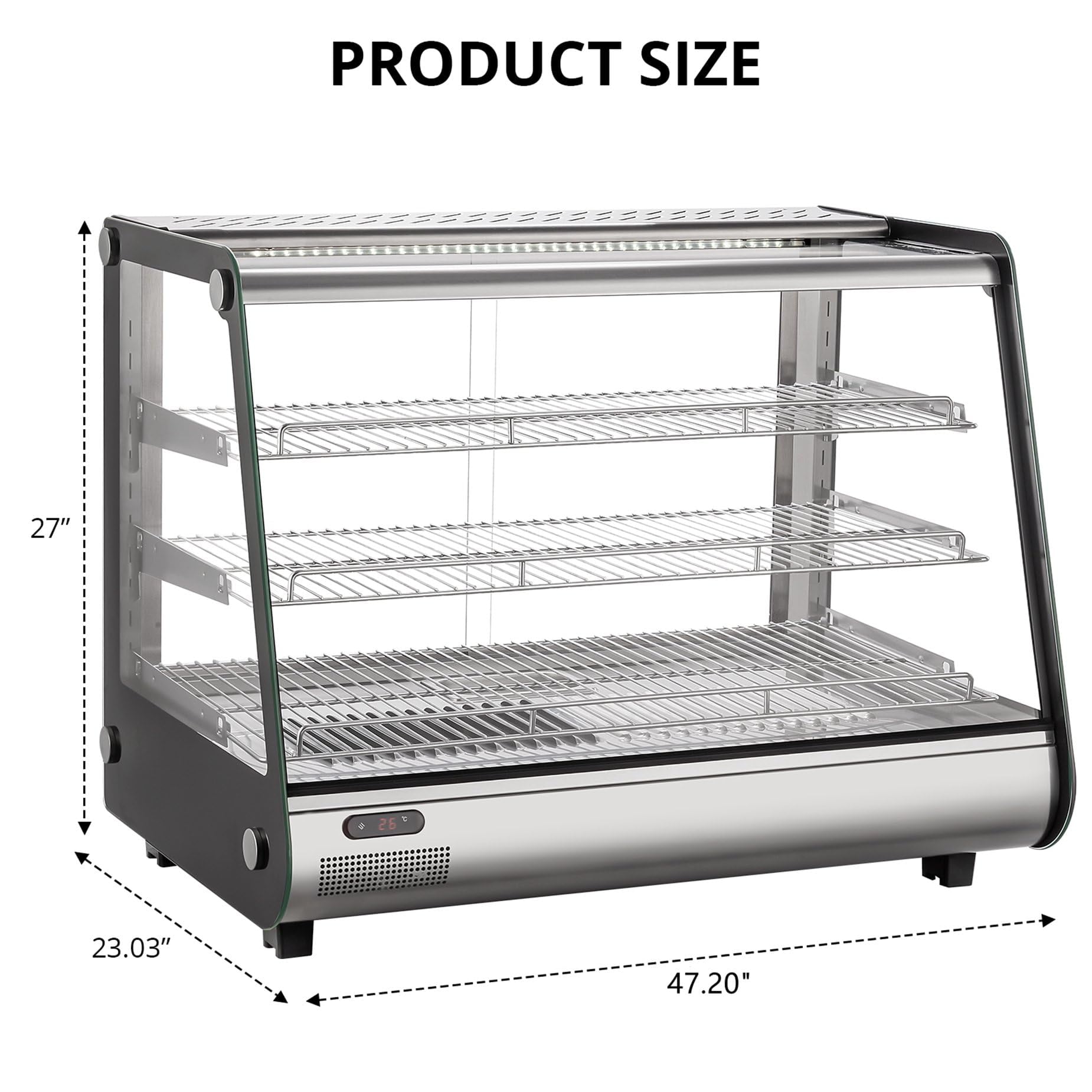 Commercial Food Warmer Display Case, Countertop Warmer Display Case ...