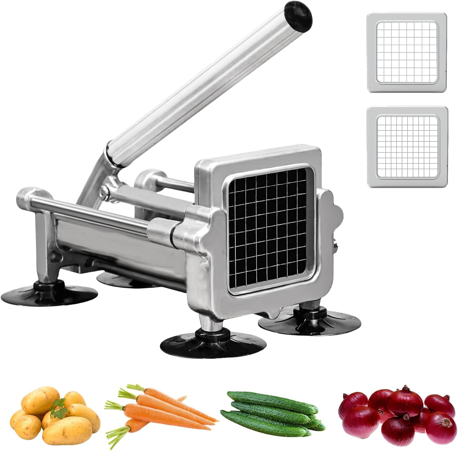 Commercial French Fry Cutter Stainless Steel.Potato Cutter for French ...