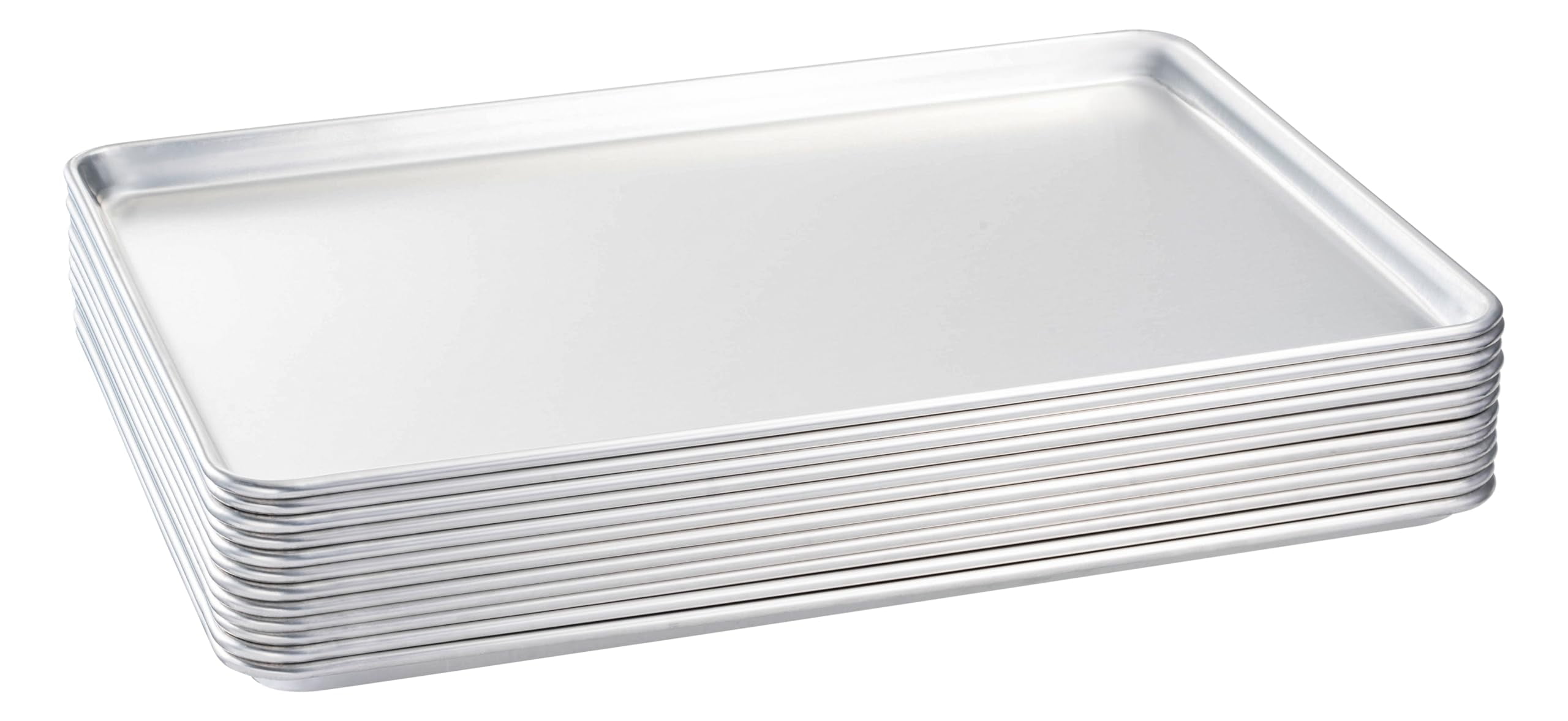 Commercial Full Size Baking Sheet Pan 18x26 Inch, Heavy Duty Aluminum ...