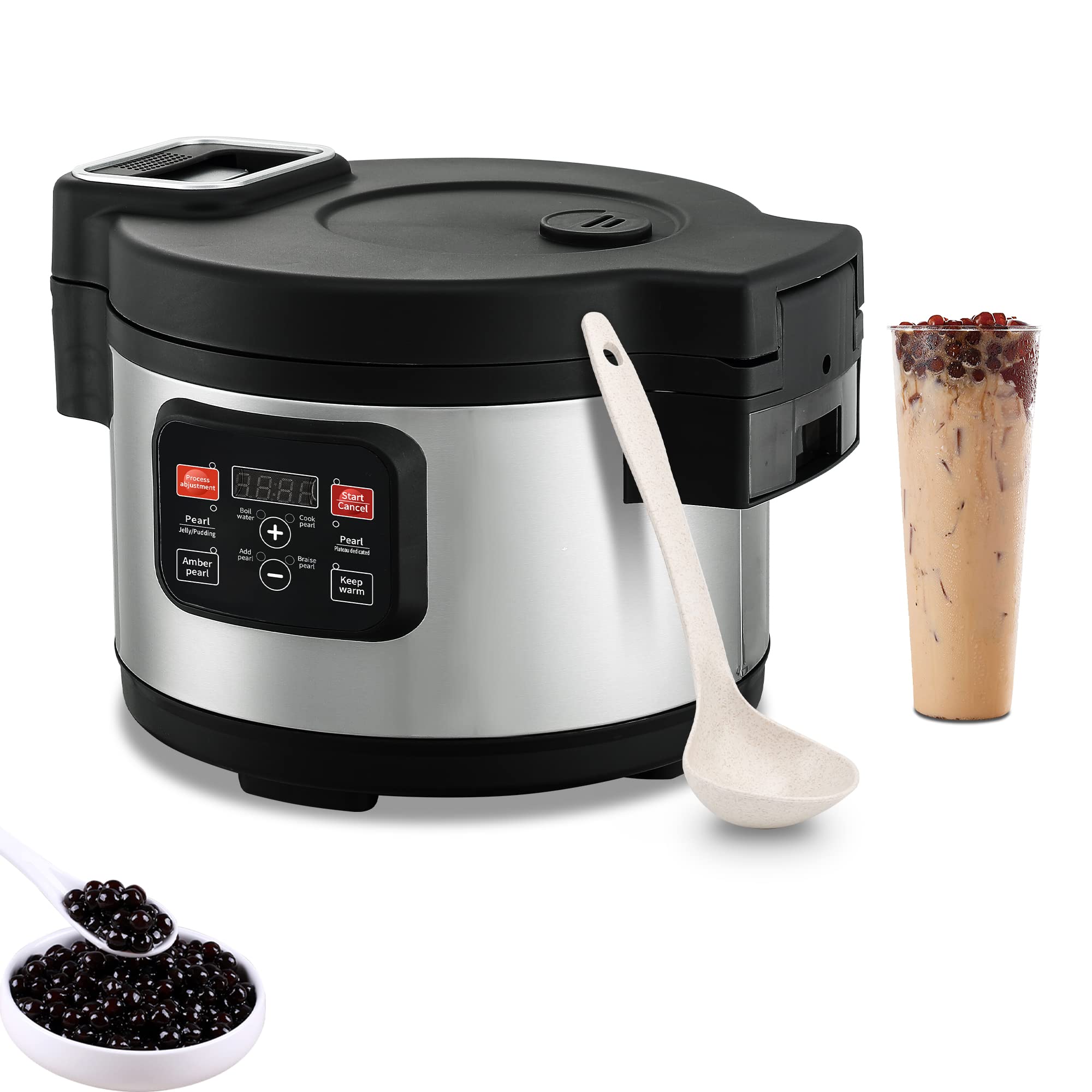 Commercial Fully Automatic Pearl Pot,Electric Pearl Tapioca Cooker ...