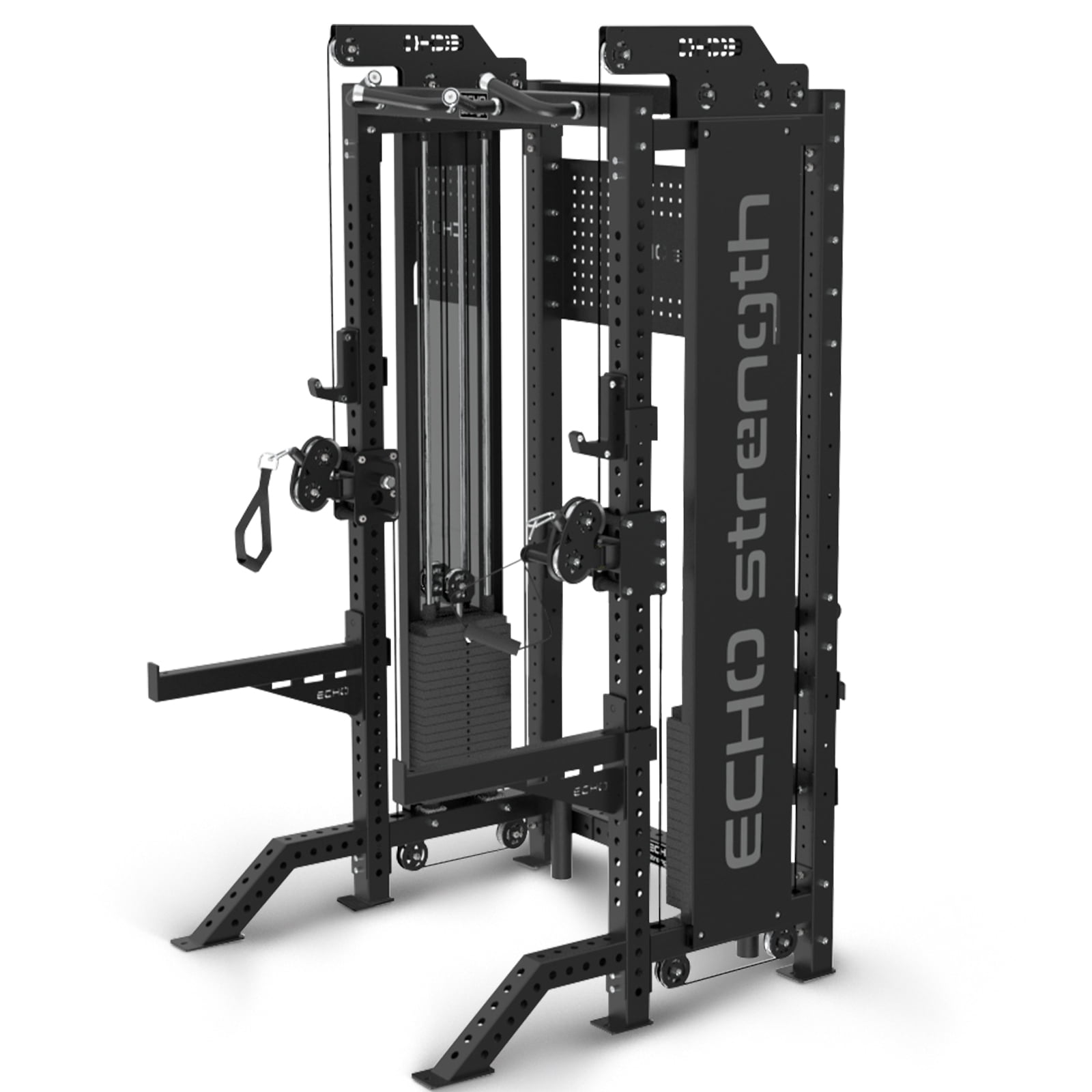 Commercial Functional Trainer Cable Machine with Dual Weight Stacks ...