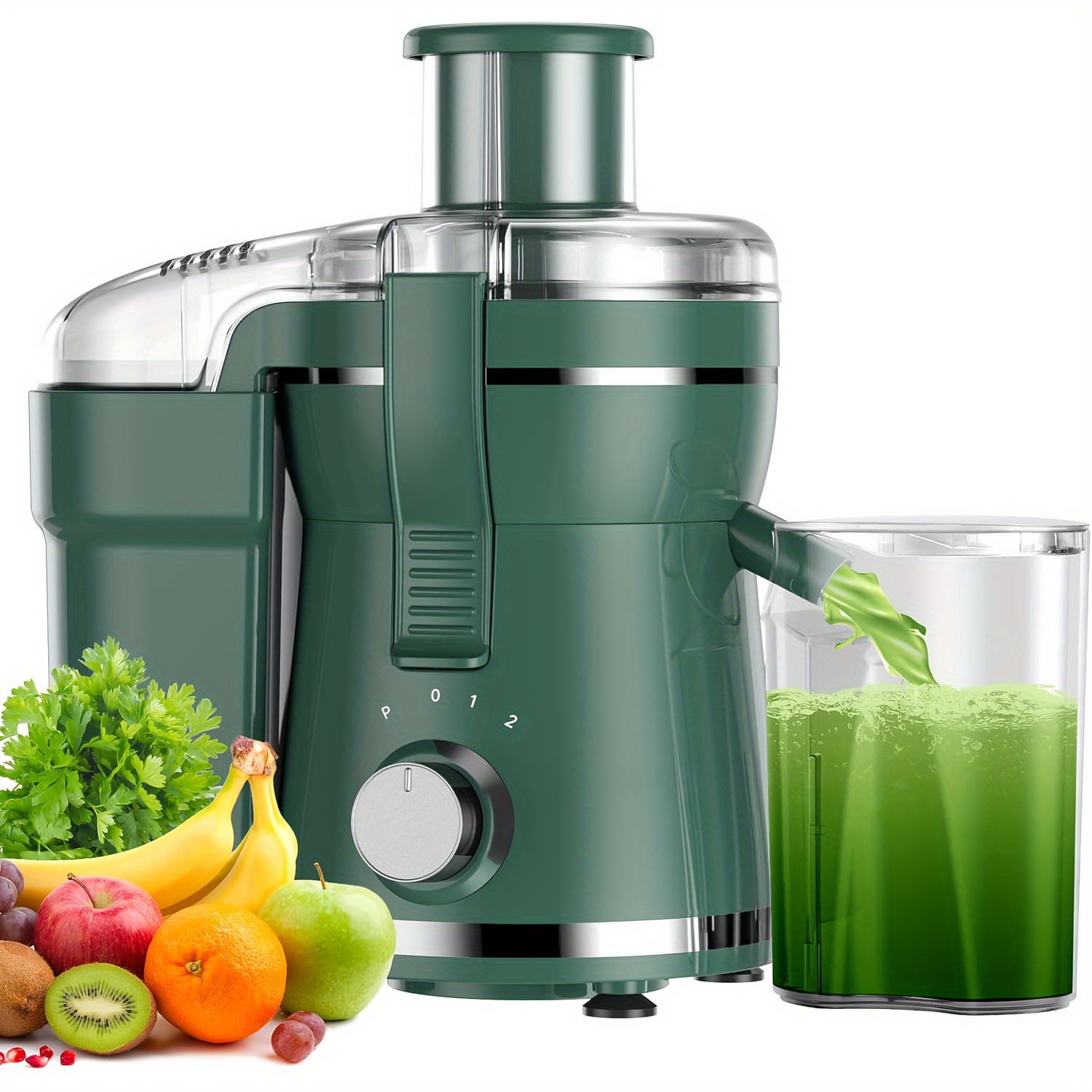 Commercial-Grade 500W Centrifugal Juicer - 3" Wide Mouth for Whole ...