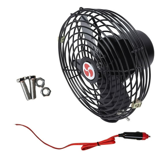 Commercial Grade 8 Inch Vehicle Fan 12V 24V Cooling Systems With ...