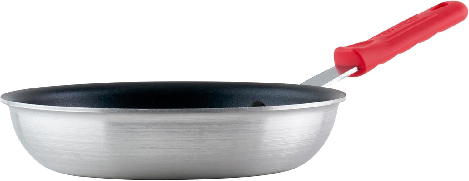 Commercial-Grade Aluminium Fry Pan/Skillet, Non-Stick Finish with Cool ...