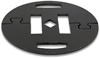 Commercial-Grade Canopy Weight Plates 22lb - Set of 2 Steel Base Plates ...