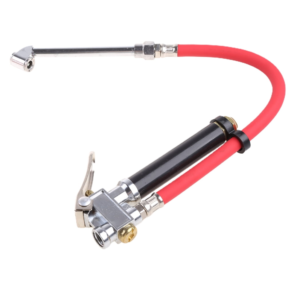 Commercial Grade Dual for Head Tire Inflator Gauge with Air Hose ...
