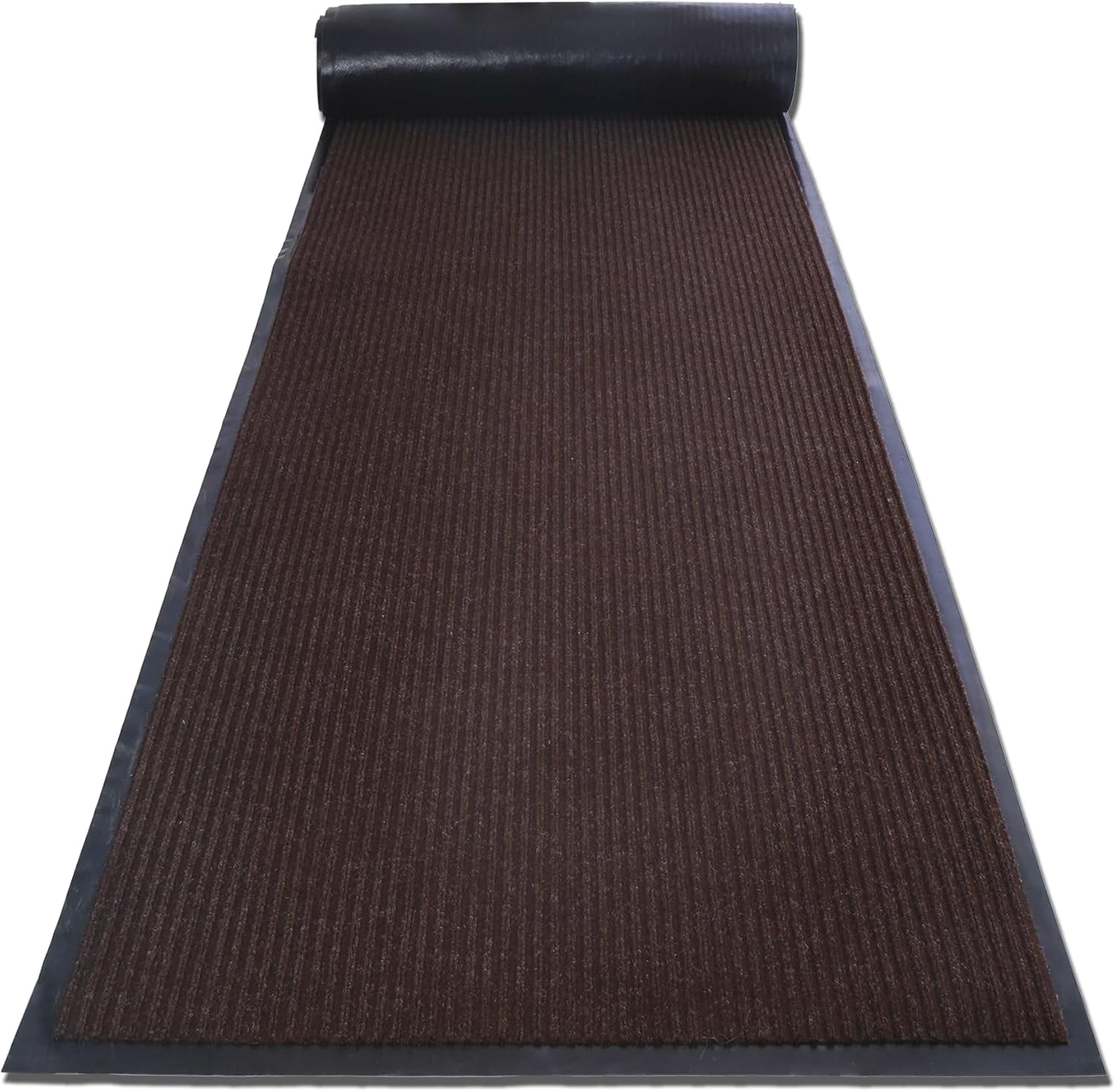 Commercial-Grade Entrance Mat 3x10Ft Indoor Outdoor Black Smoke Floor ...