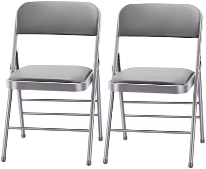 Commercial Grade Folding Chair with Padded Fabric Cushion（16"X16 ...