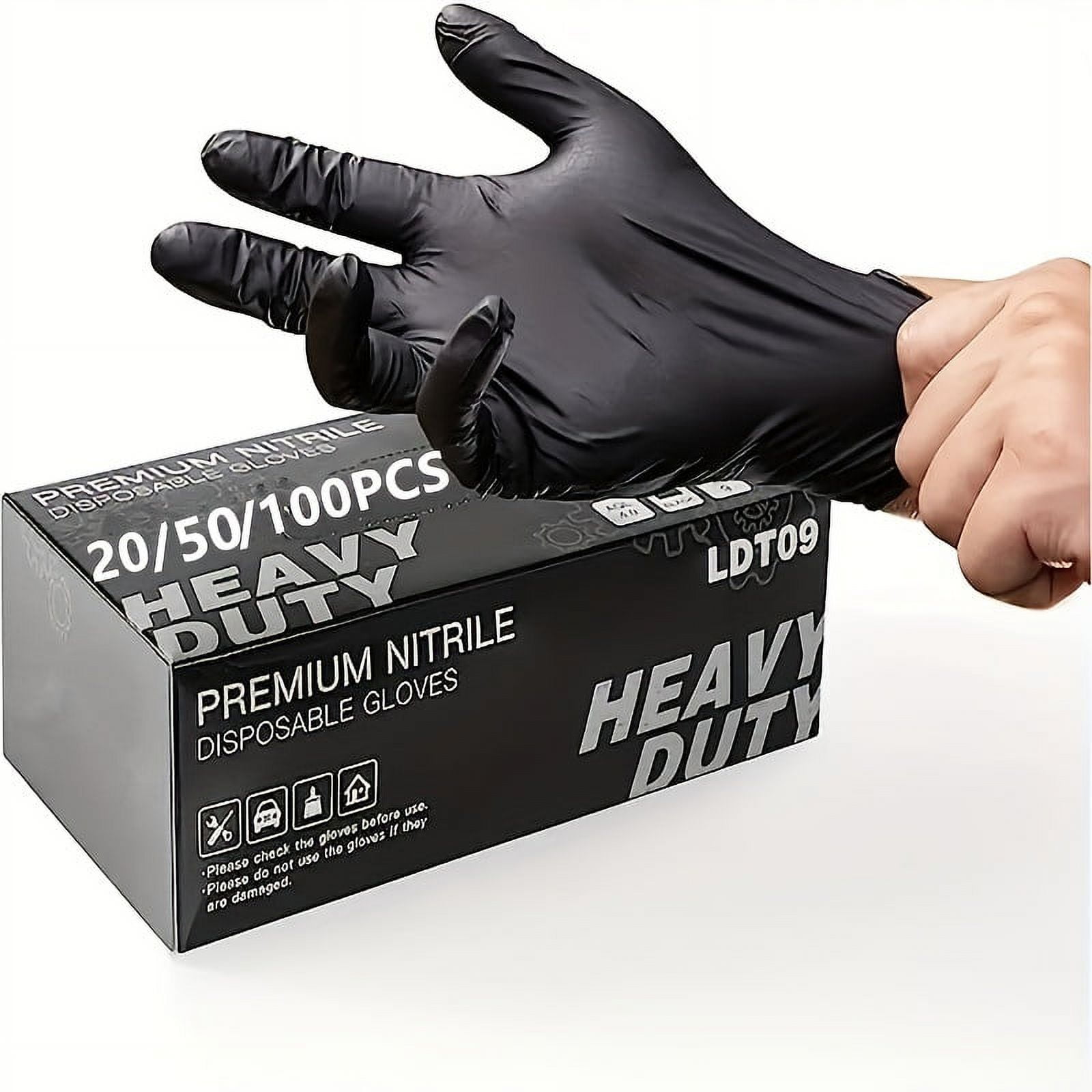 Commercial-Grade Nitrile Gloves: Waterproof, Anti-Static, Perfect for ...
