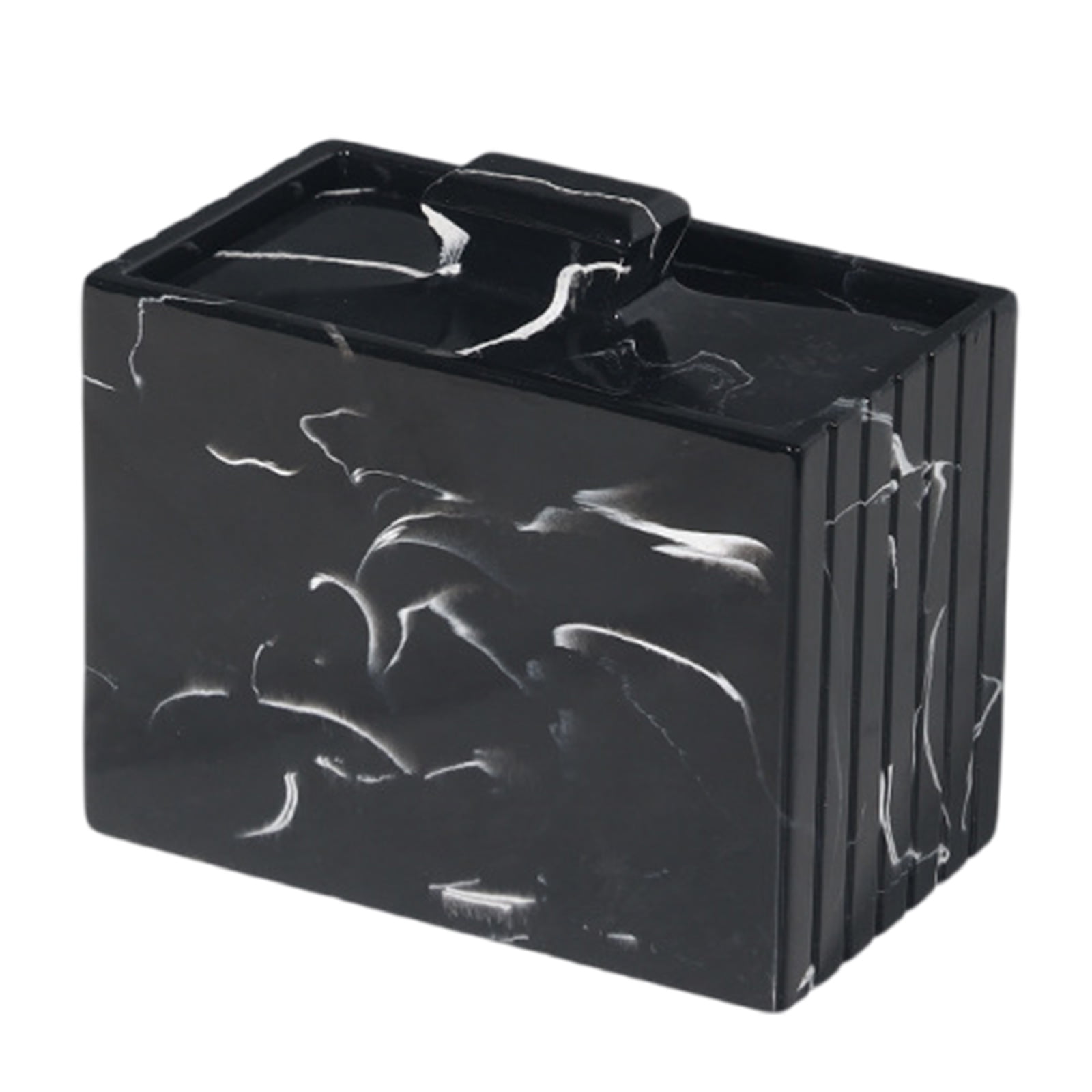 Commercial-Grade Resin Toothpick Dispenser & Cotton Swab Marble Design ...