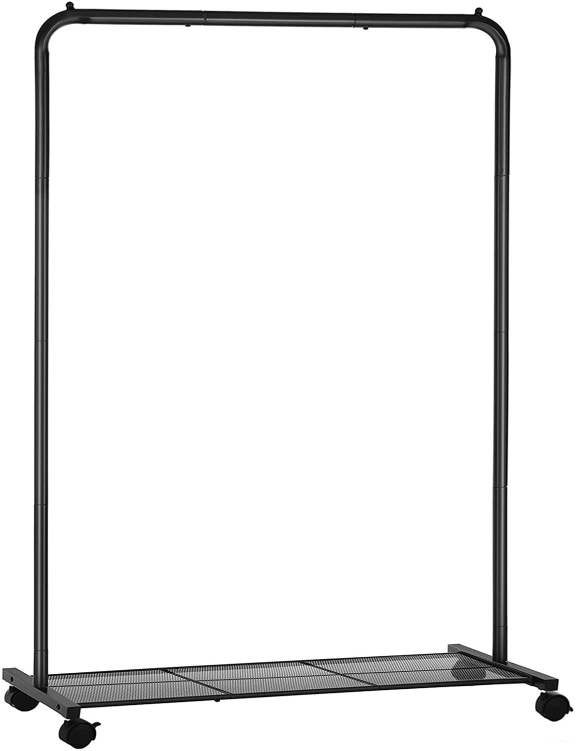 Commercial-Grade Rolling Garment Rack - 25.4mm Heavy-Duty Steel Frame ...