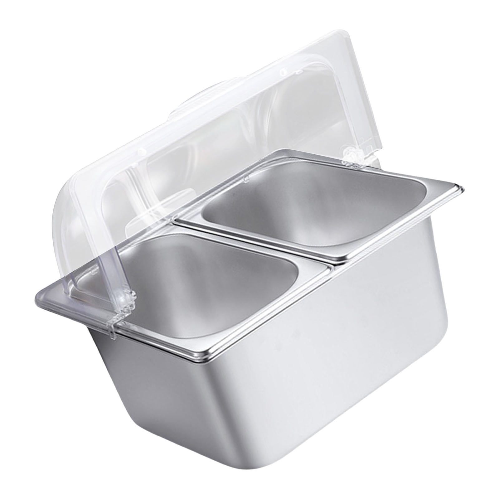 Commercial Grade Stainless Steel Buffet Presentation Tray with Dividers ...