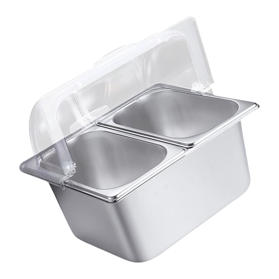 Commercial Grade Stainless Steel Buffet Presentation Tray with Dividers ...