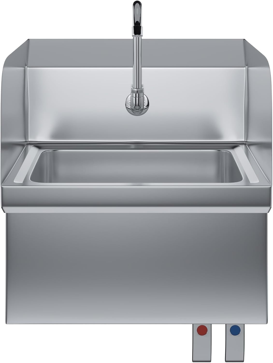 Commercial Grade Stainless Steel Wall-Mounted Hand Sink with Hands ...