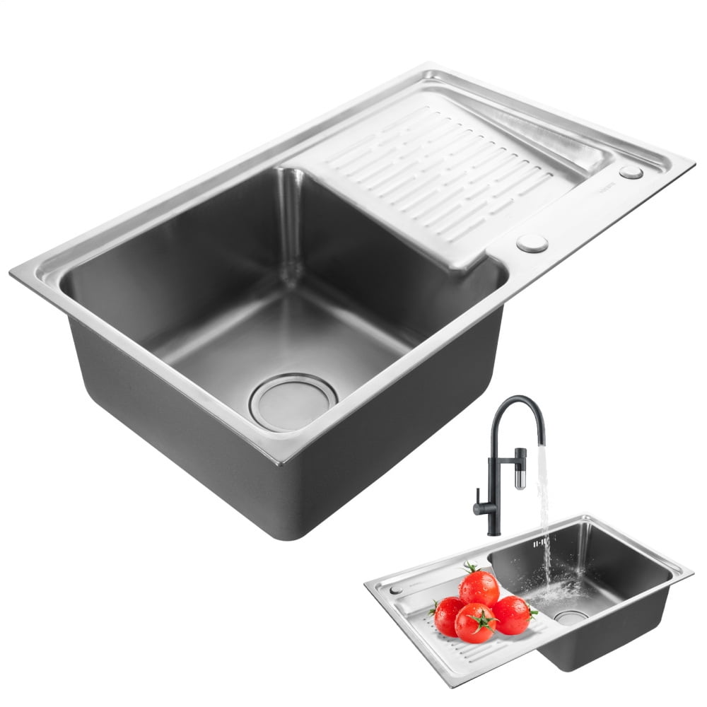 Commercial-Grade Stainless Steel Wash Basin, Rust-Proof & Hand-Welded for Garages & Utility ...