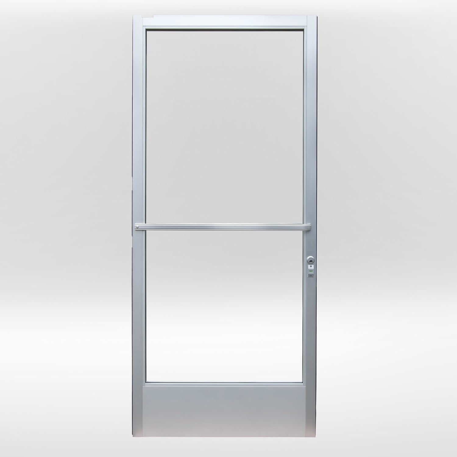 Commercial Graded Storefront Aluminum Door – Glass Door – Emergency ...