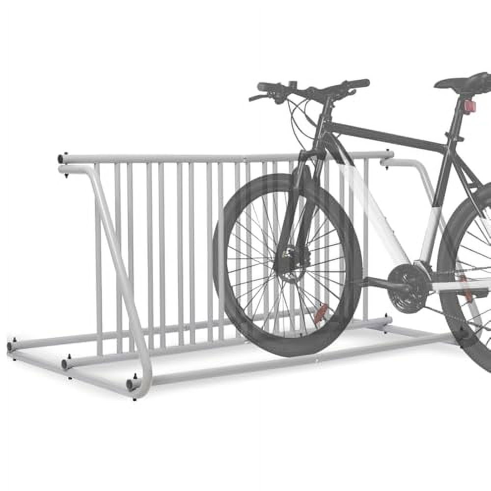 Commercial Grid Bike Rack, 10-Bike Capacity Dual Sided Bicycle Storage ...