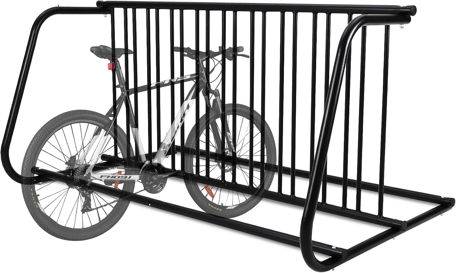 Commercial Grid Bike Rack, 61" Floor Bike Rack, Bicycle Floor Parking ...