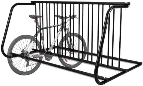 Commercial Grid Bike Rack, 61" Floor Bike Rack, Bicycle Floor Parking ...