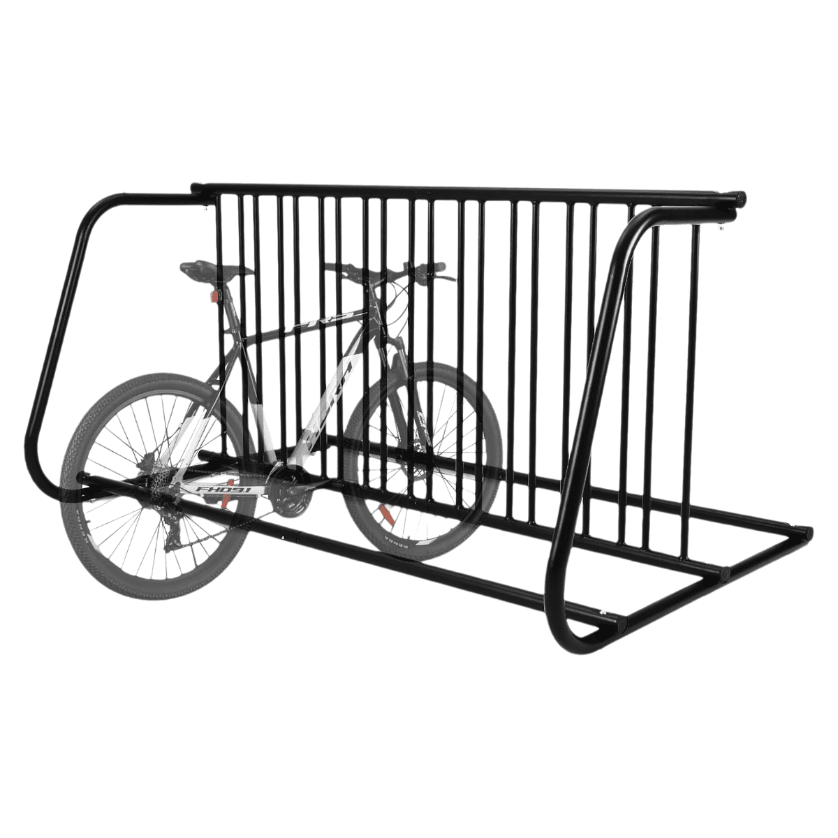 Commercial Grid Bike Rack, 61" Floor Bike Rack, Bicycle Floor Parking ...